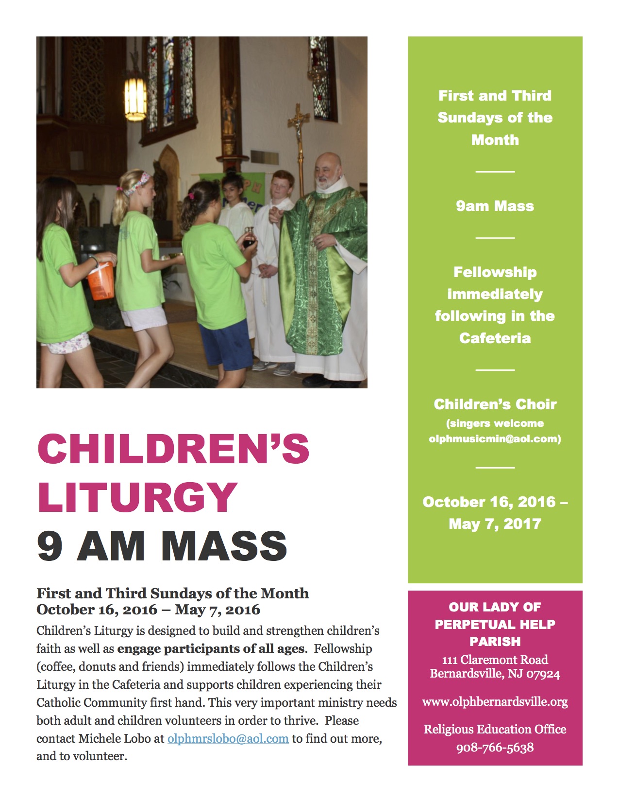 Children's Liturgy - School Of Saint Elizabeth